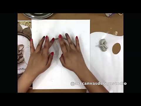 FREE Tutorial - GANESHA (Clay Mural) - Art Canvas Design Studio