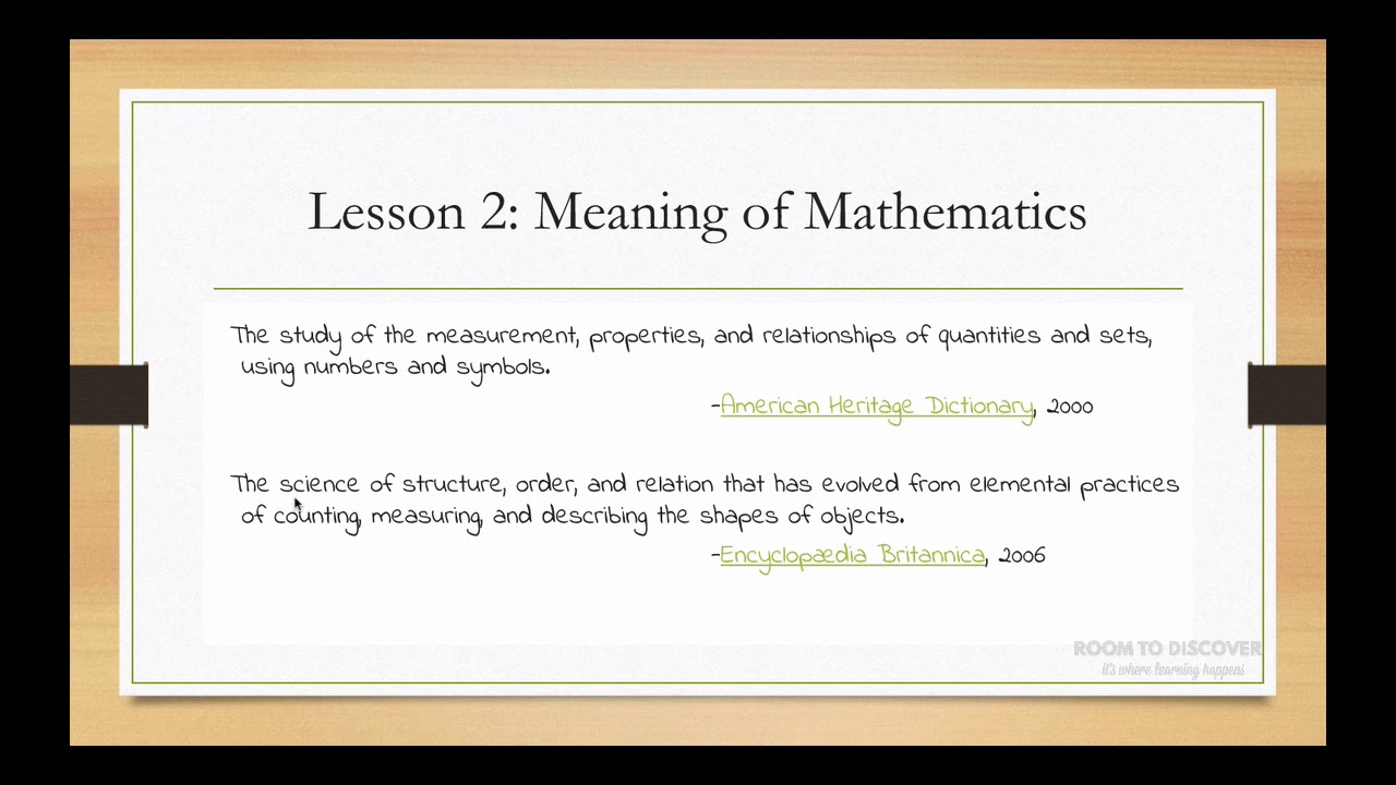 The Meaning of Math