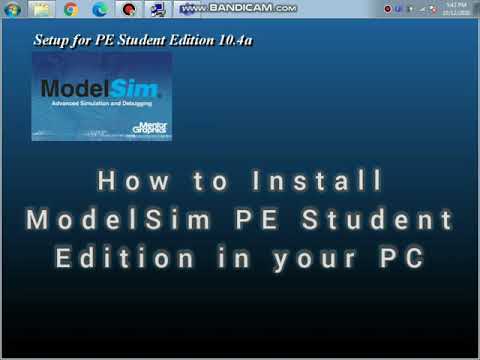 How to Install ModelSim Student Edition