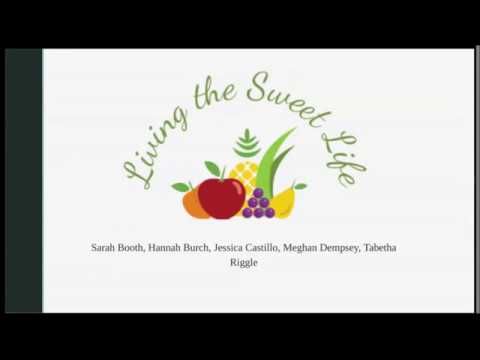 Nutrition Integration Workplace Wellness Project: Living the Sweet Life