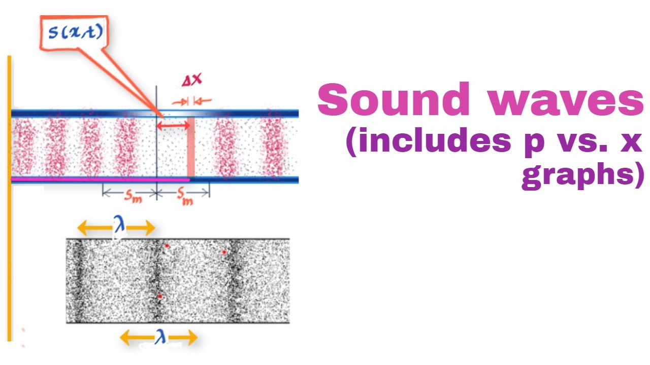 Displacement and pressure in a sound wave (compression and rarefaction) #10
