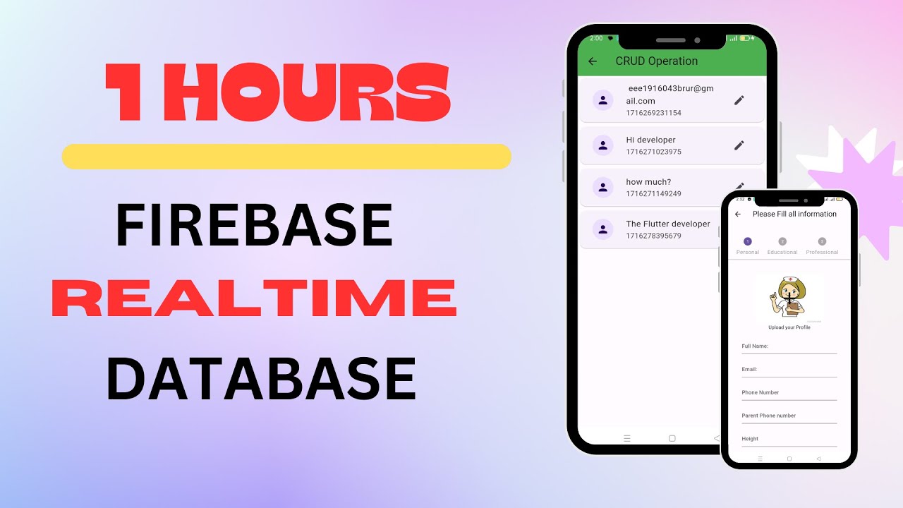 Flutter Firebase Realtime Database CRUD |  Bangla