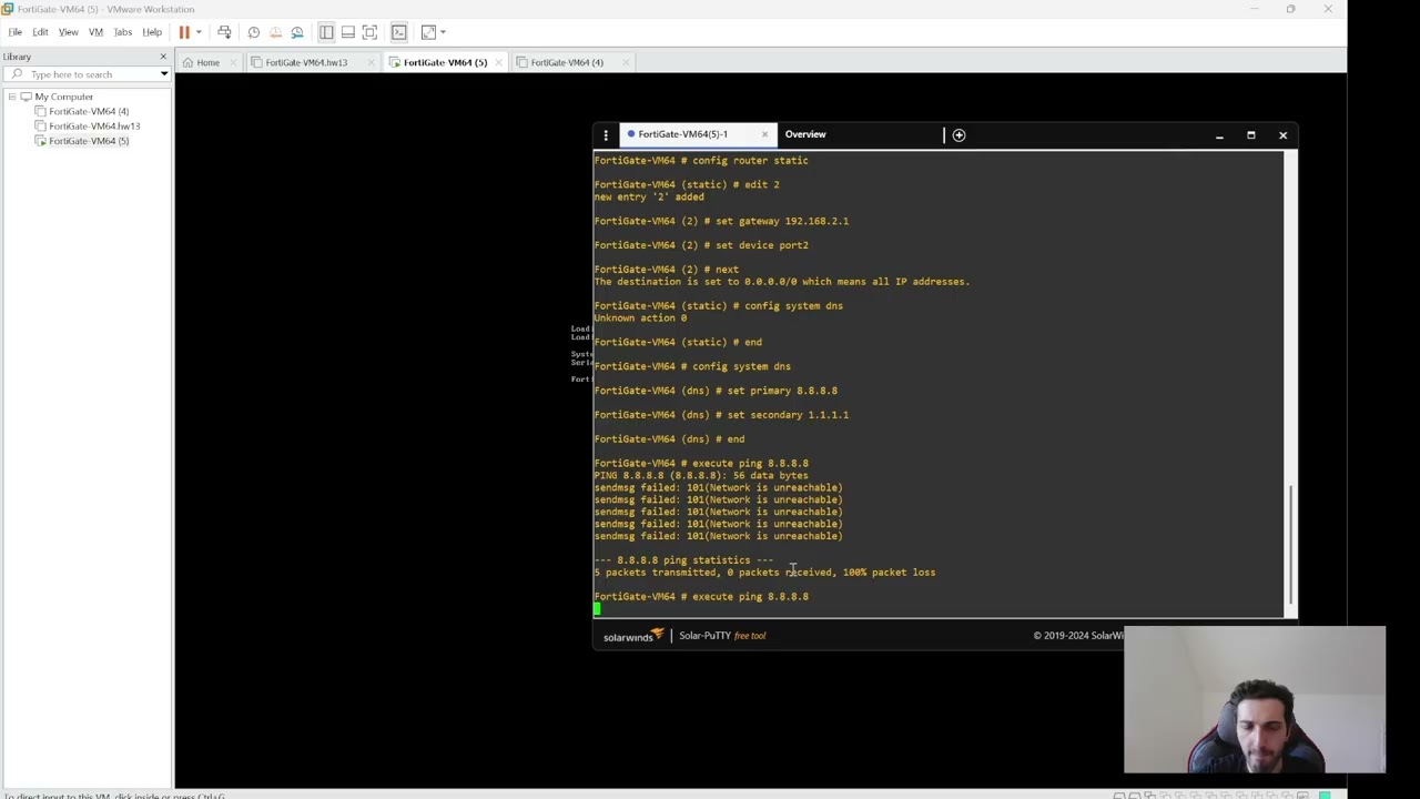 3)Completing Initial Setup and Accessing the Fortinet GUI