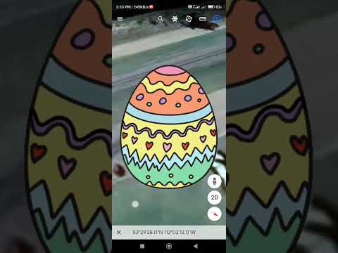 Colourful egg found on google earth #shorts #ytshorts #tipsbyvicky