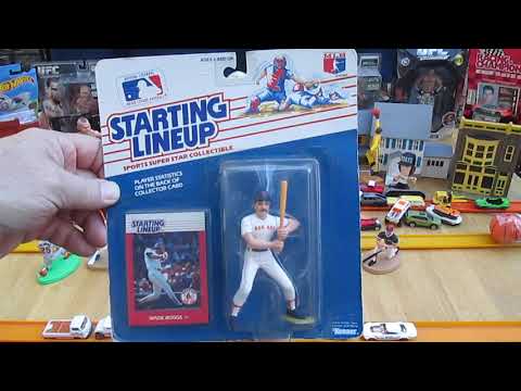 1988 MLB Kenner Starting Lineup Wade Boggs Boston Red Sox Toy Action Figure w/Card Unboxing & Review