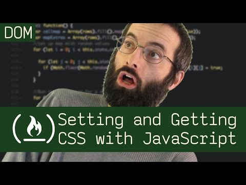 CSS styles in JavaScript (setting and getting) - Beau teaches JavaScript