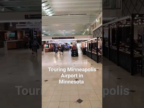 Touring Minneapolis Airport in Minnesota #short #shorts #minnesota #enjoylife