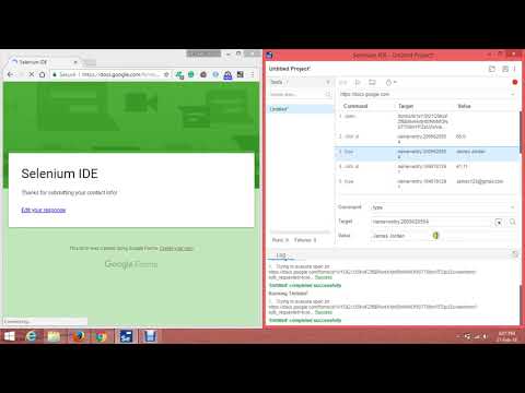 Selenium IDE in Chrome