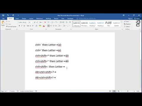 How to Type Spanish Letters in Word Without Changing Keyboard Layout