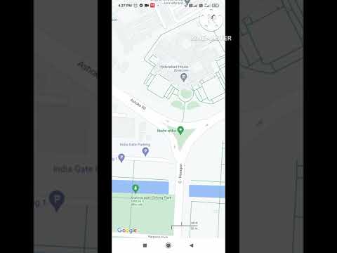 How to measure distance between two places in Google Maps App