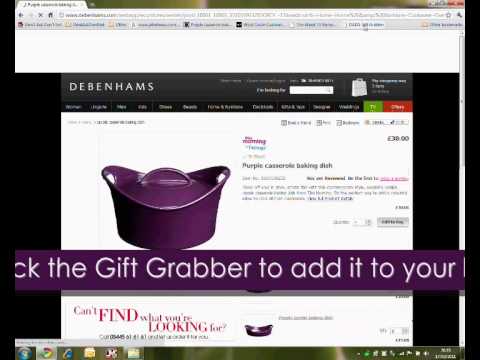 The Don't Ask Don't Get Gift Grabber - Online Wish Lists for every occasion