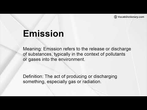 Emission Meaning