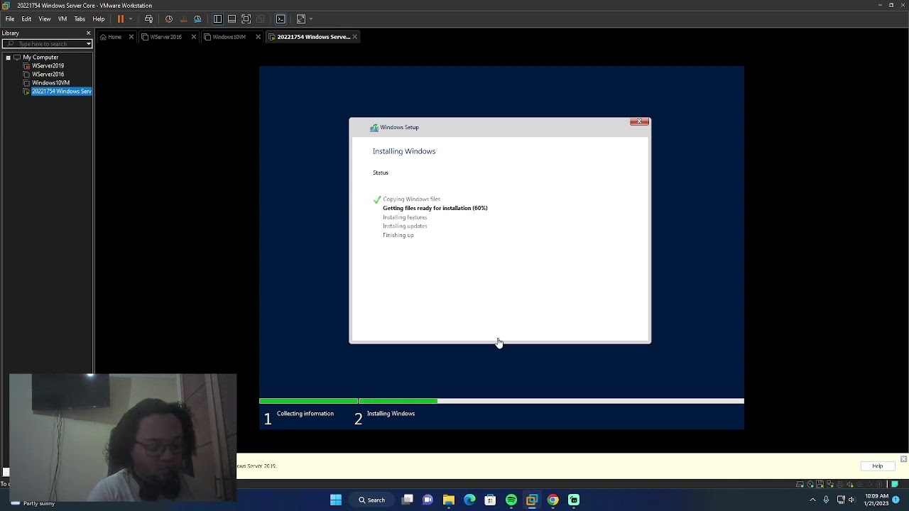 How to Install Windows Server Core 2016 VMware