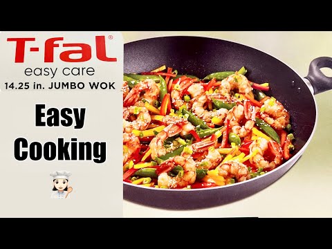 T-fal Easy Care Nonstick Cookware | 14'' TeFal Wok