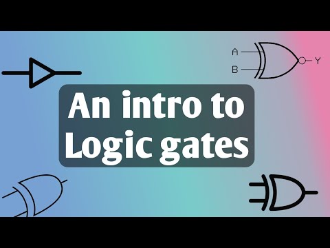 LOGIC GATES:introduction to logic gates, what's a logic gate symbol,explanation and diagrams