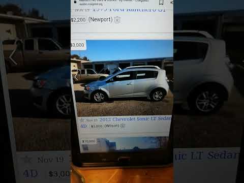 2012 chevy sonic Ltd sedan 3,000 I know this gets 45 mpg