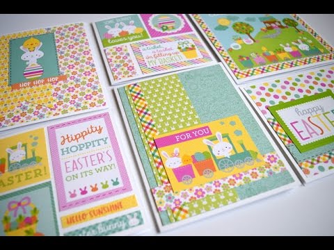 24 Cards with 6×6 Pad Doodlebug Easter Express | Jess Crafts