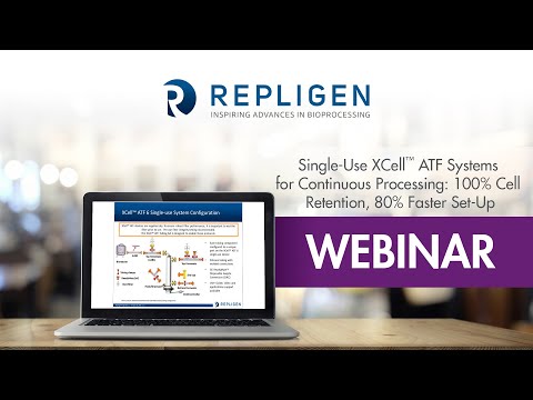 Single-Use XCell ATF® Systems for Continuous Processing: 100% Cell Retention, 80% Faster Set-Up