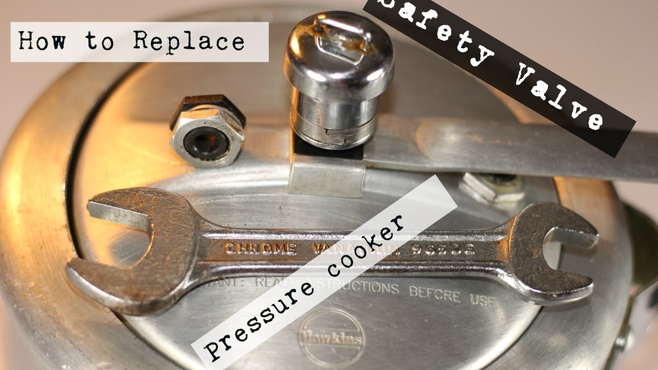 How to replace Hawkins pressure cooker safety valve
