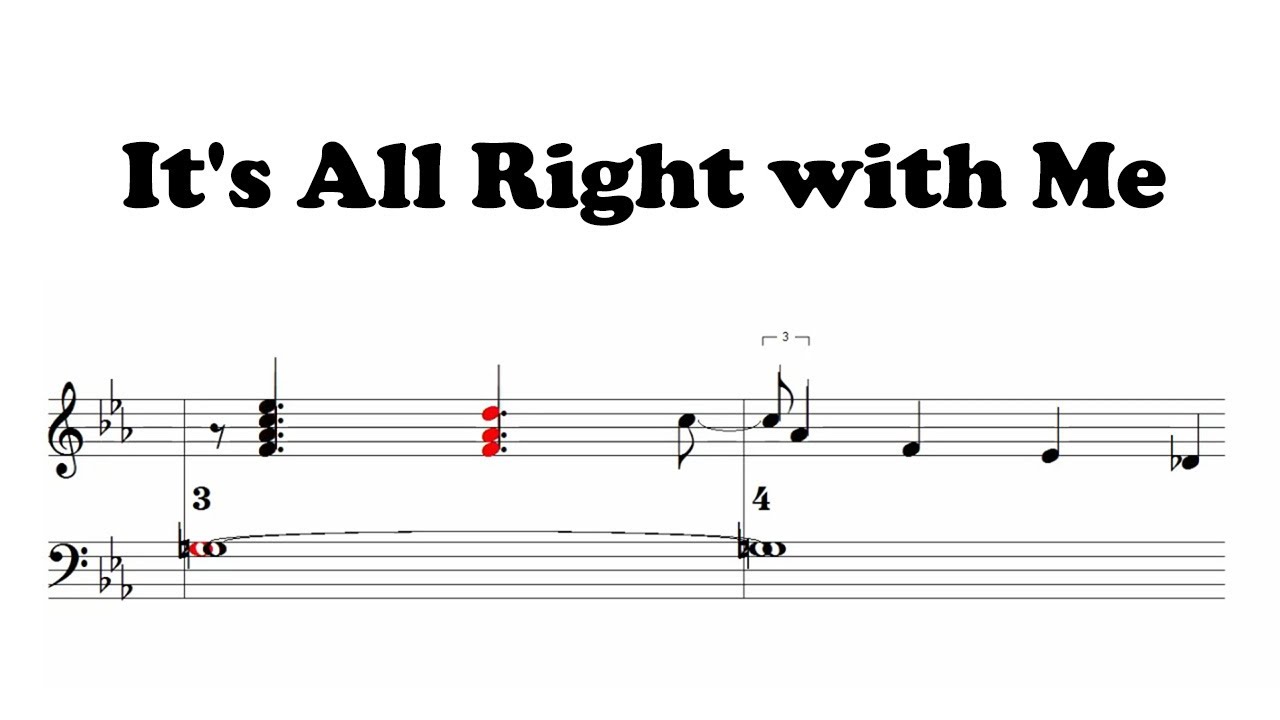 It's All Right with Me - jazz standard - Piano sheet music | PDF download