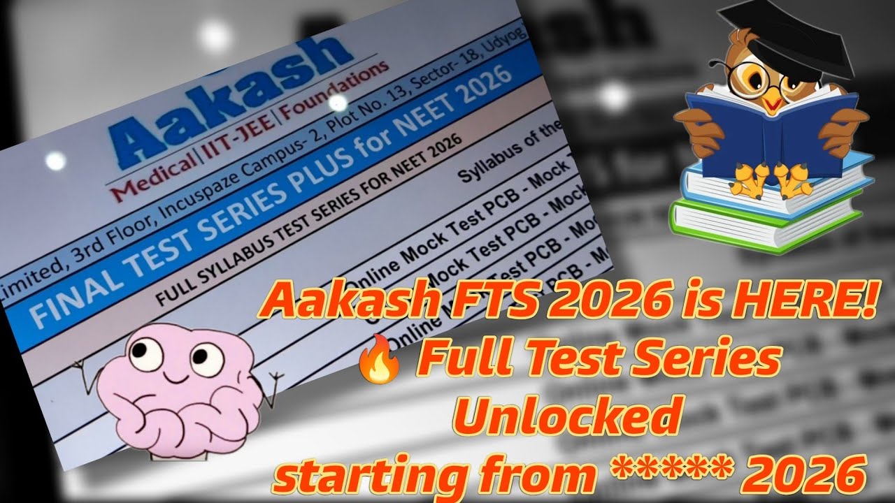 Aakash FTS is HERE! 🔥 Full Test Series Unlocked | Date | schedule | tests |