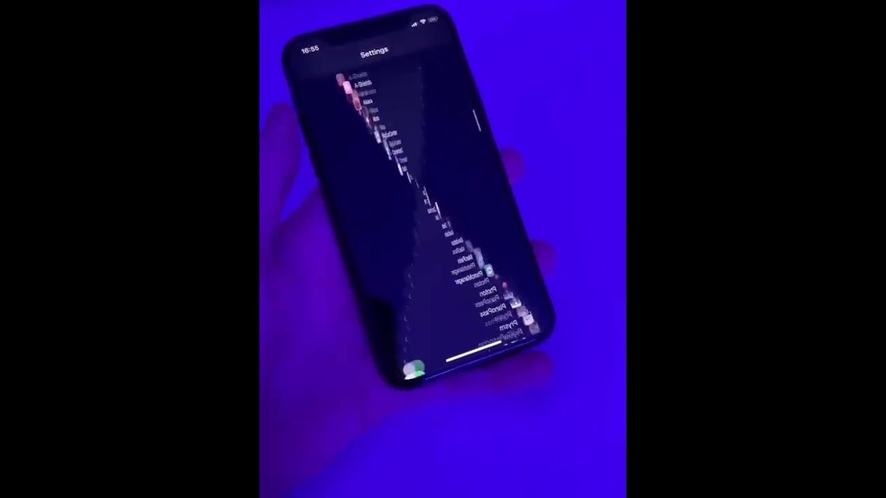 Custom Scroll animation on I phone 📱🔥#subscribe #youtubeshorts