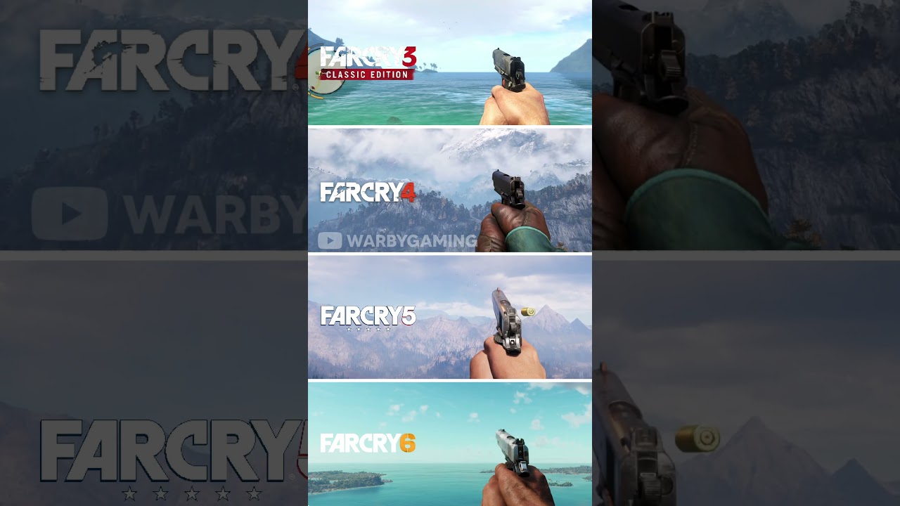 M1911 Comparison | Far Cry 3 vs Far Cry 4 vs Far Cry 5 vs Far Cry 6