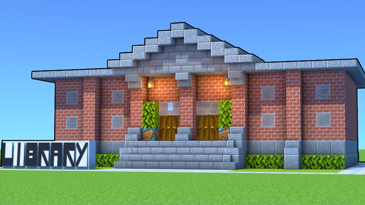 Minecraft Tutorial: How To Make A Library