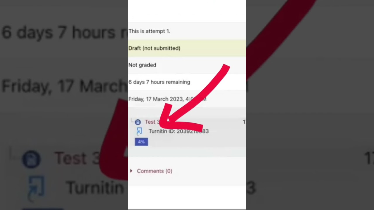 Check Turnitin Similarity Report Before Submitting Your Assignment on Moodle #universitylife