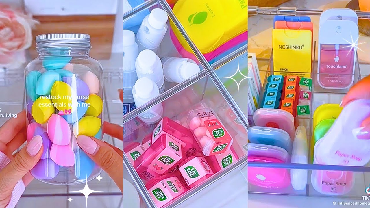 Satisfying Mini Travel/Purse Essentials Restocking Asmr ✨ TikTok Compilation