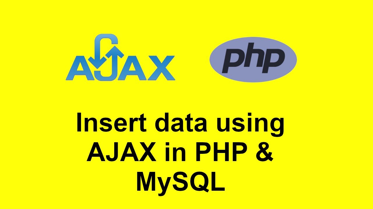 Insert Data using AJAX in PHP & MySQL || Insert into Database using Jquery AJAX with Source Code