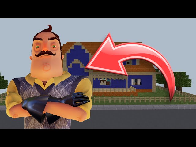 Hello Neighbor Alpha 2 in Minecraft Minecraft Map