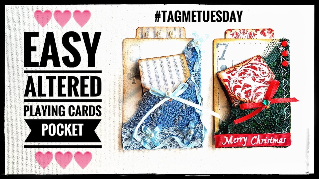 Easy - Altered Playing Cards with Pockets #tagmetuesday