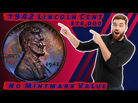 1942 LINCOLN WHEAT CENT NO MINTMARK PENNY VALUE? | RARE PENNIES WORTH MONEY!