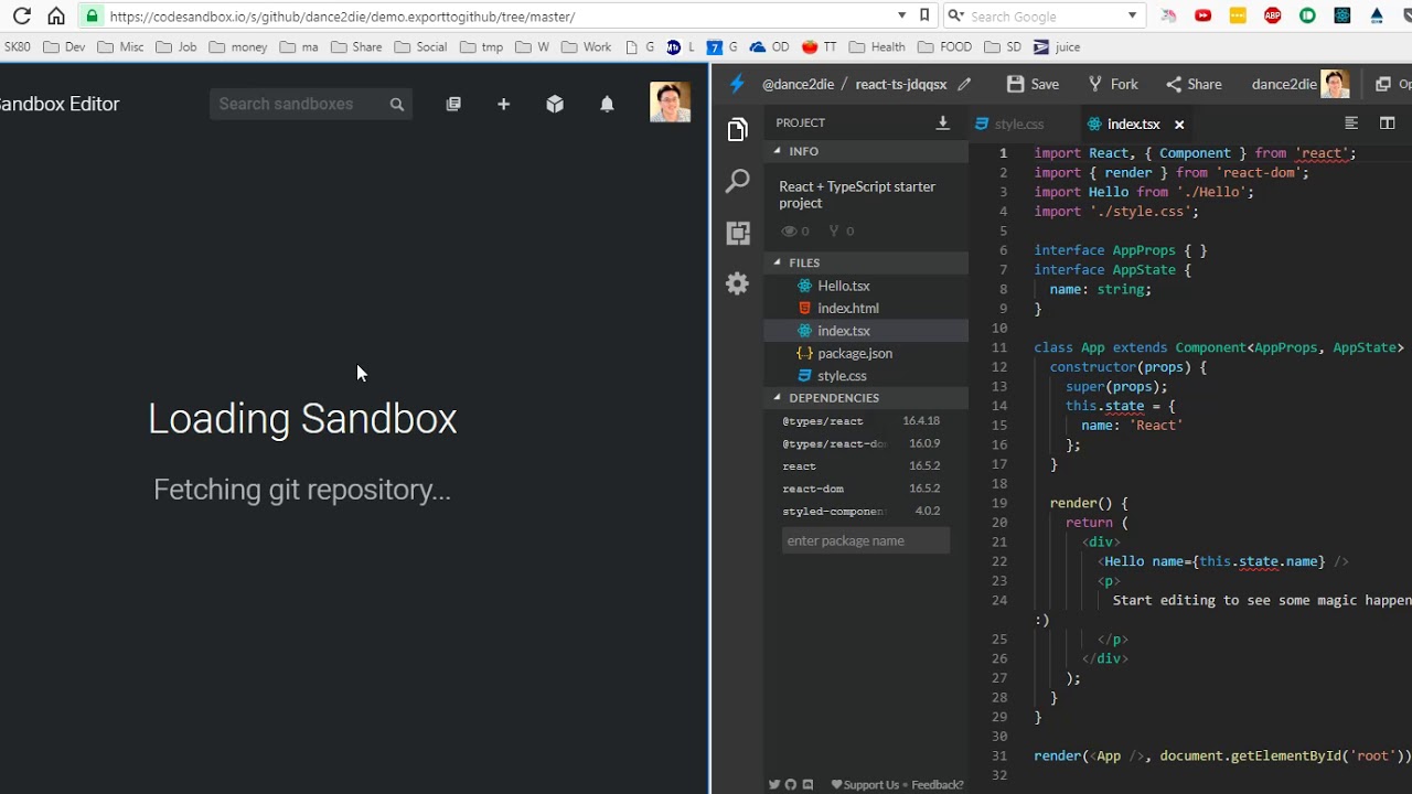 Stackblitz vs CodeSandbox feature differences