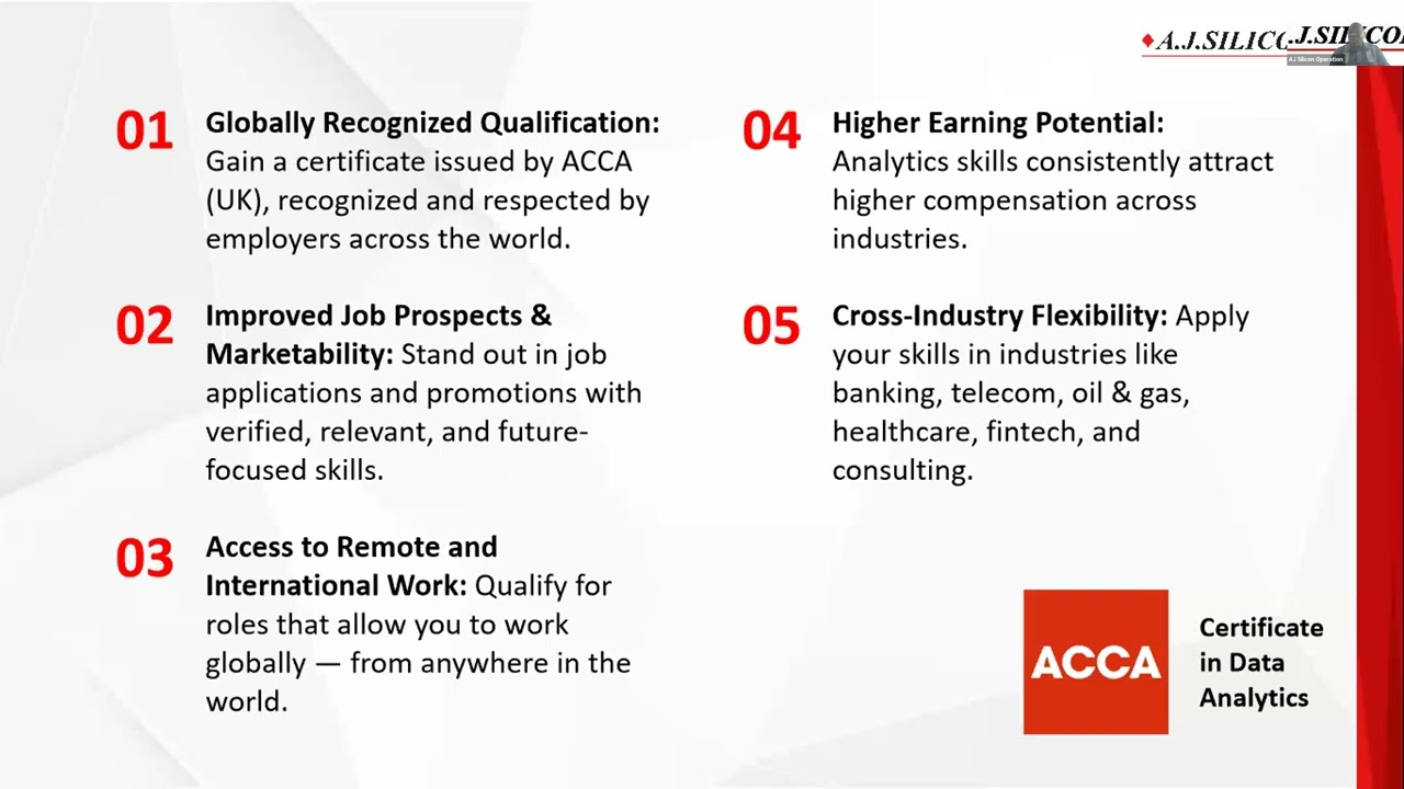 ACCA DATA ANALYTICS FREE ORIENTATION