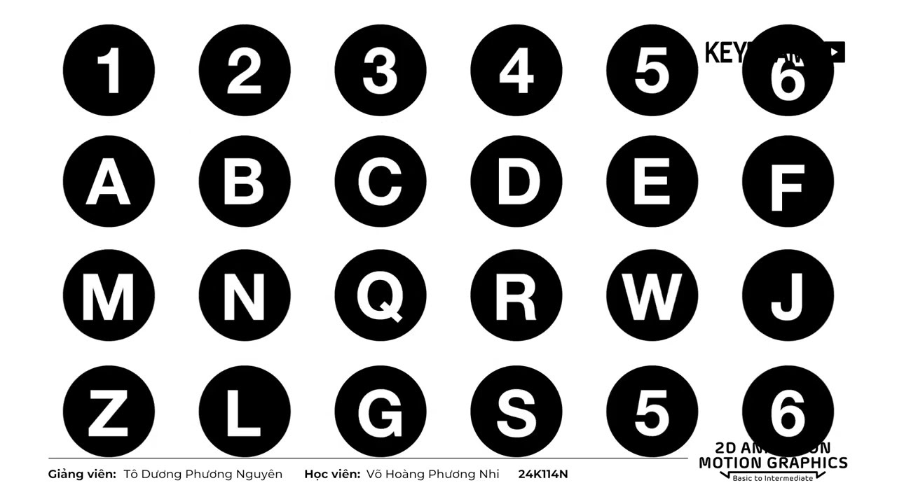 Khóa học 2D Animation & Motion Graphics Basic to Intermediate - Keyframe