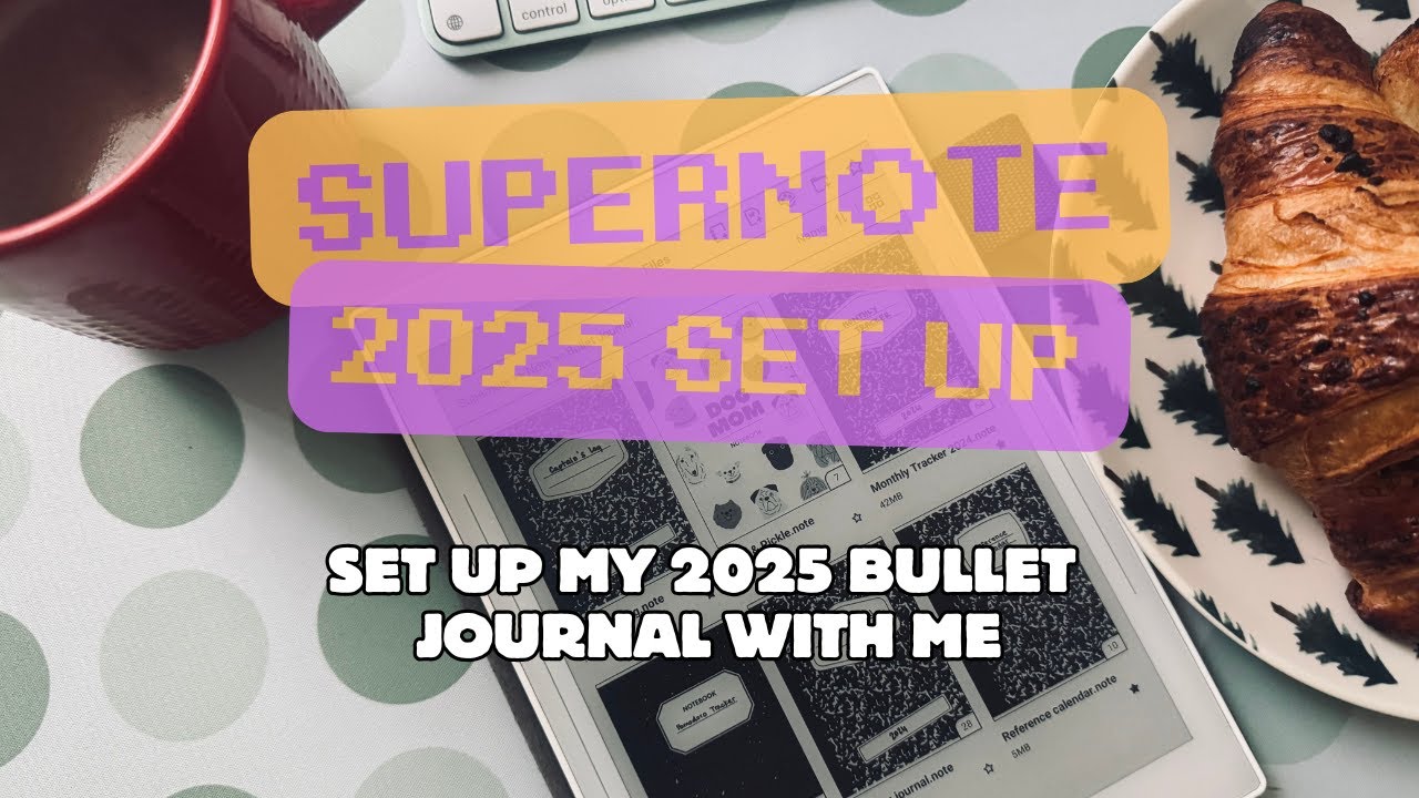 Supernote 2025 Bullet Journal Set Up