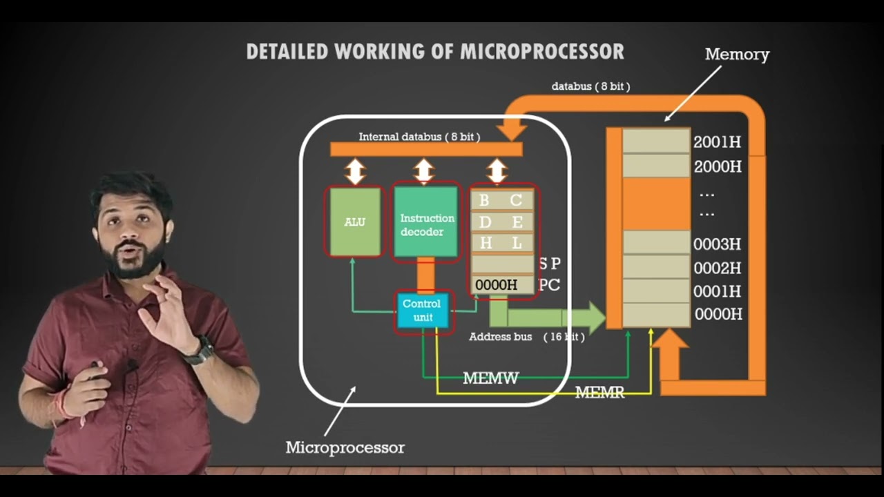 How a Microprocessor perform Fetch, Decode & Execute | Microprocessor 8085