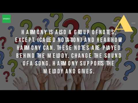 What Is The Harmony Of The Song?