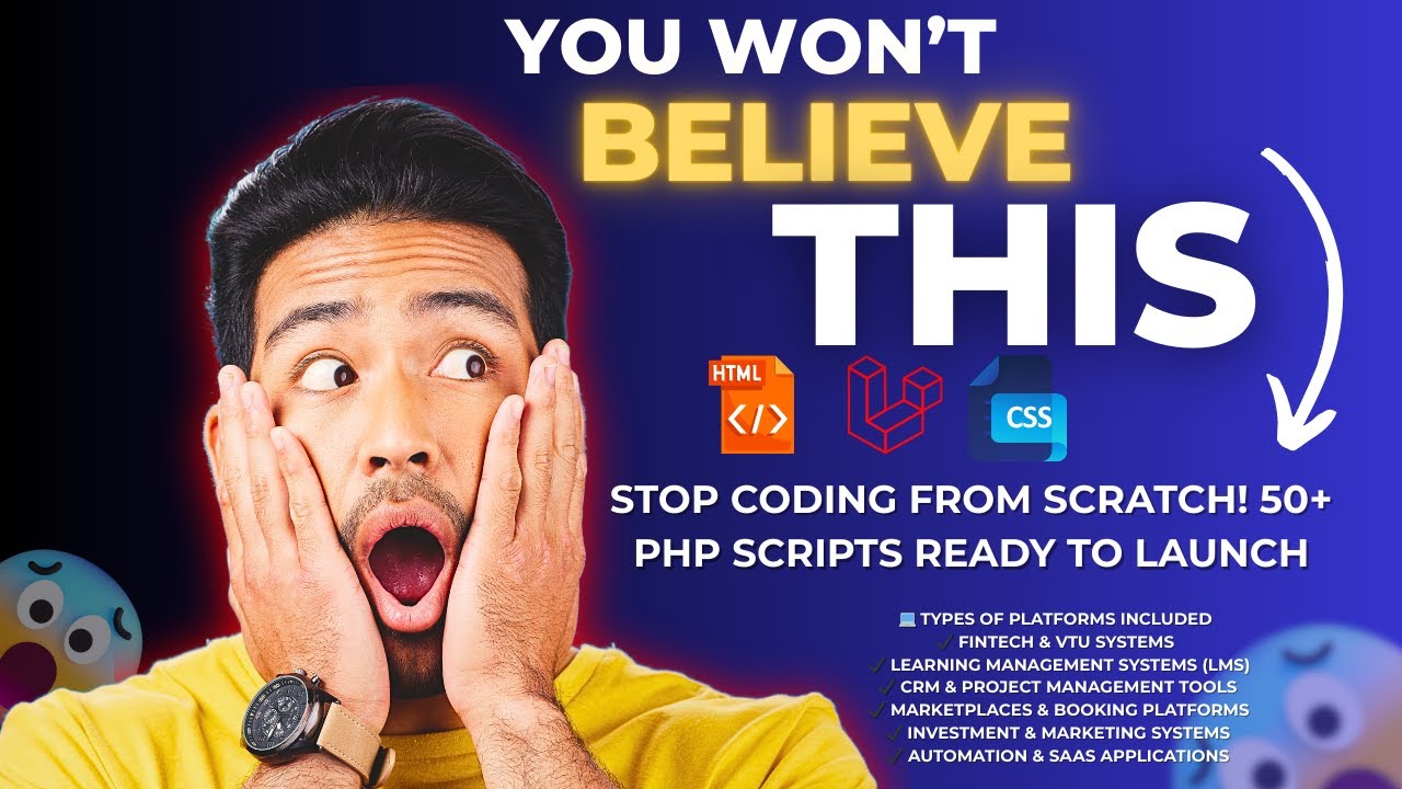 Stop Coding From Scratch! 50+ PHP Scripts Ready to Launch