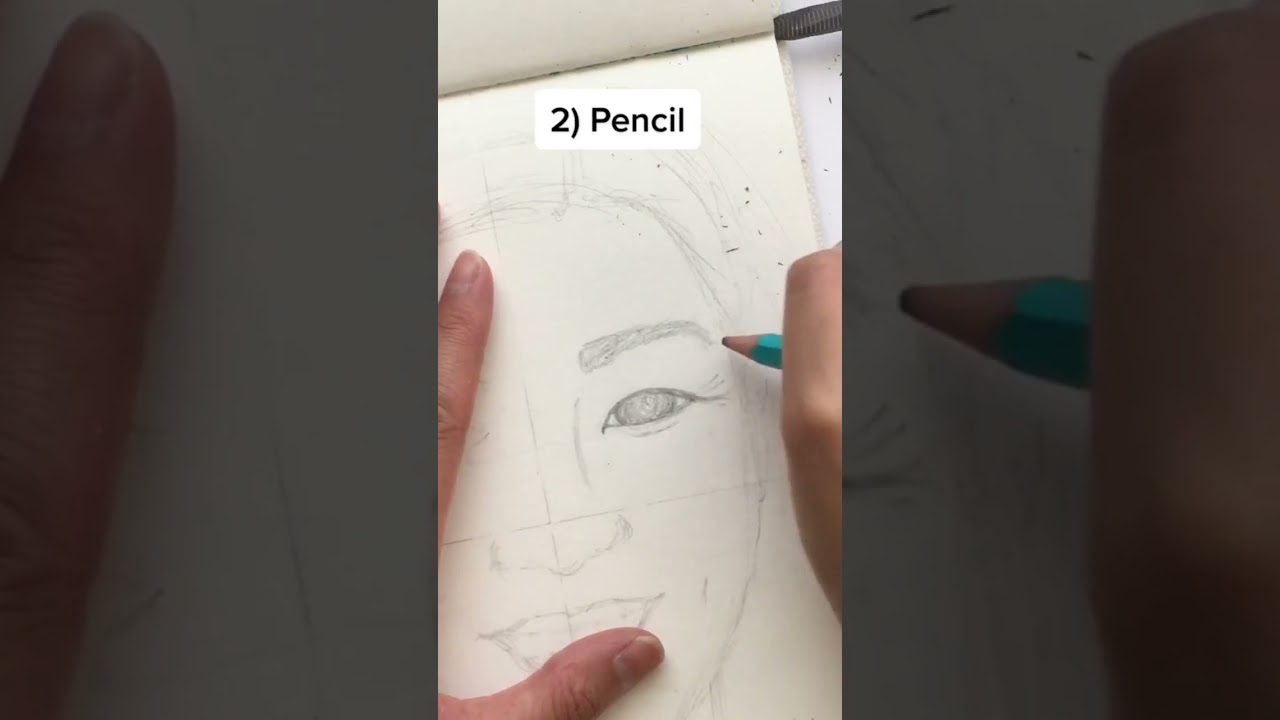 Mixed media self portrait idea #art #mixedmedia #artideas