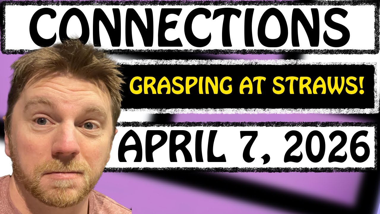 I can't explain what is going on today | Connections #1031 (April 7 2026)