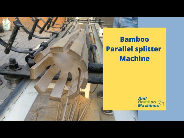 Bamboo Splitter Machine - Parallel Bamboo Splitting Machine ...
