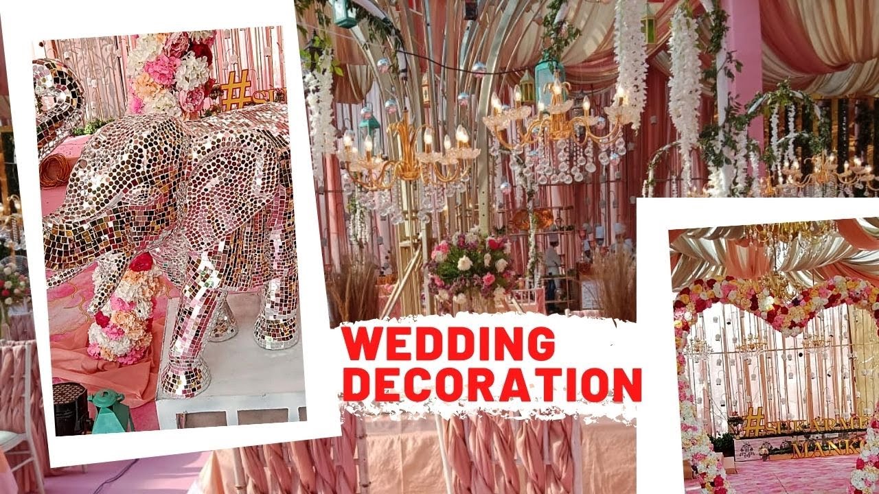 Theme based decoration || Pink Theme || Wedding Decoration
