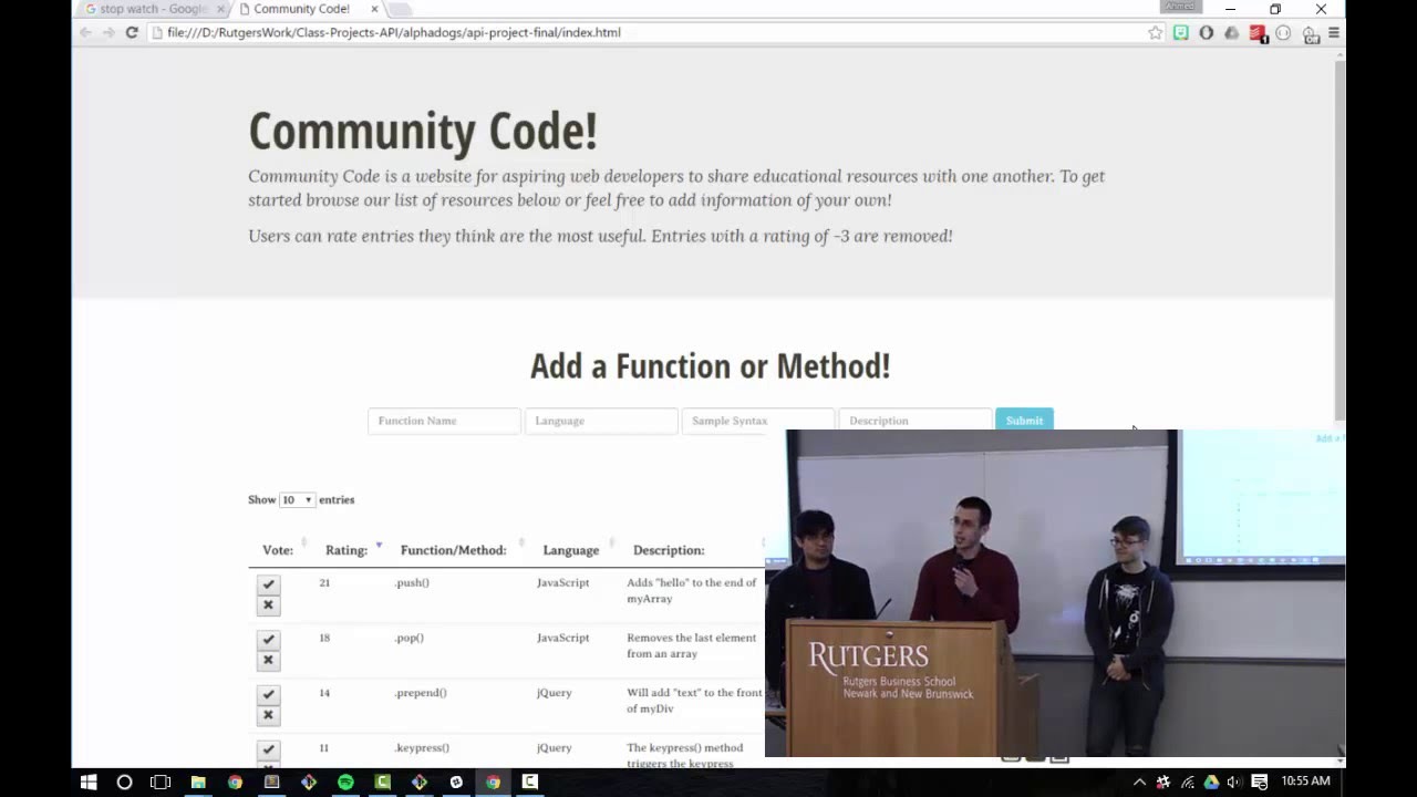 Community Code (Team: Alpha Dogs)
