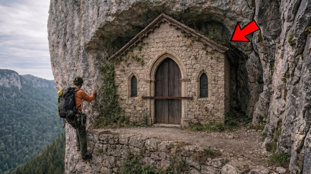 Climbers Found Ancient Church Sealed in Cliff, Broke the Seal and Froze at What Was Inside!