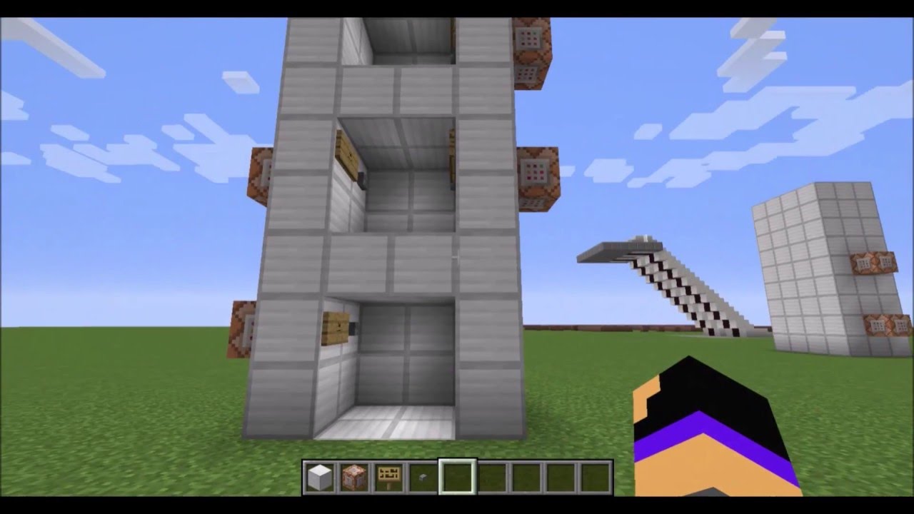 How To Make A Command Block Elevator On Minecraft 1.8.8