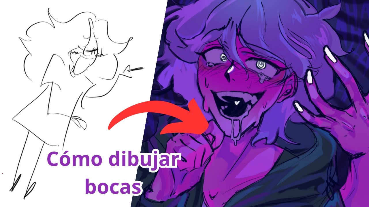 COMO DIBUJAR BOCAS ANIME Y CARTOON | TUTORIAL DE DIBUJO FÁCIL Y RÁPIDO