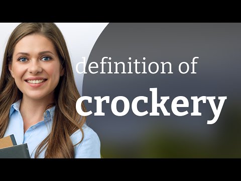 Crockery | CROCKERY meaning